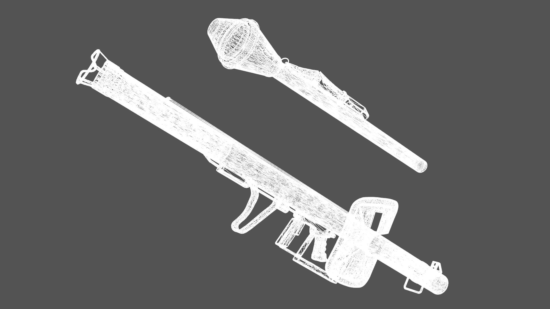 Panzerfaust WW2 Low Poly 3D Model by Lord_akaal