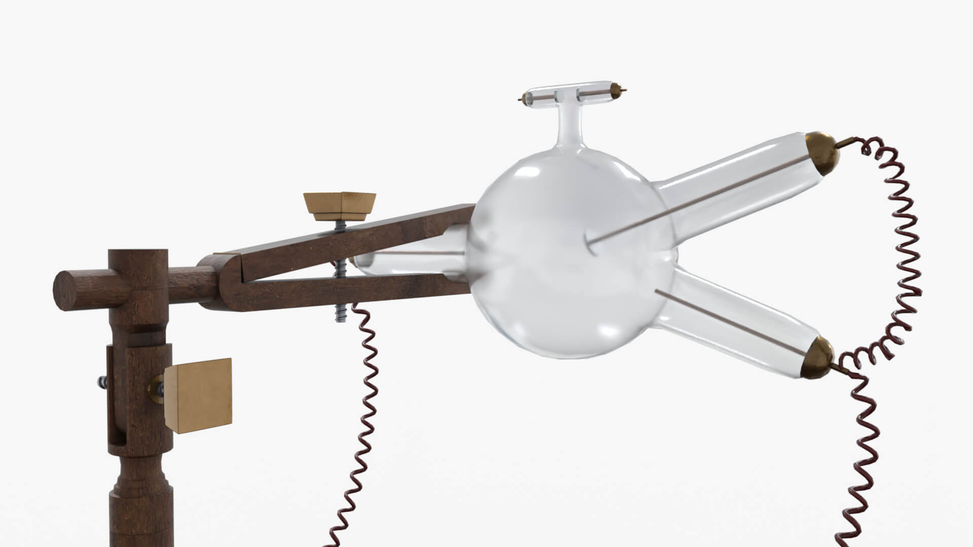 Victorian X Ray Machine 1895 Low Poly 3D Model by Lord_akaal