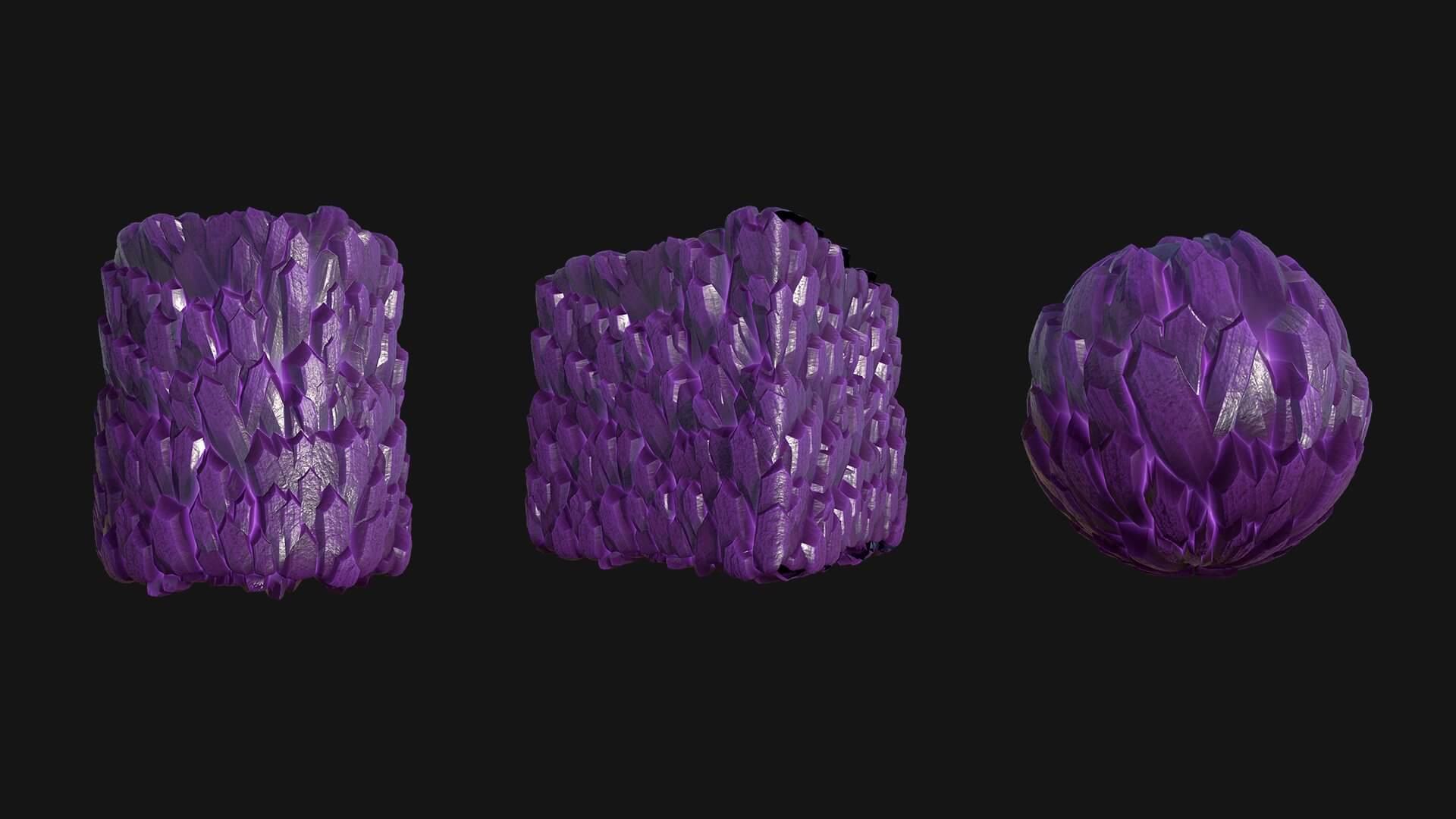 Stylized Crystal11 PBR Texture by LordEnot