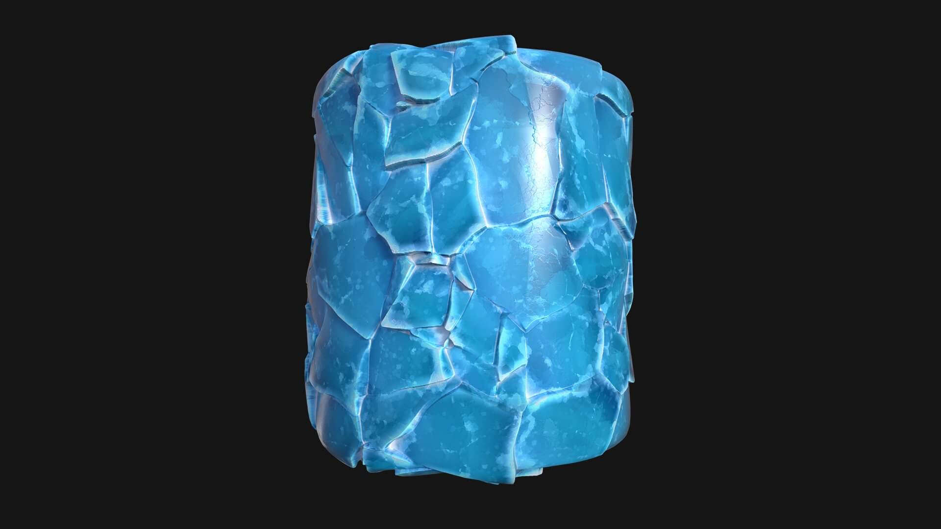 Stylized Ice1 PBR Texture by LordEnot
