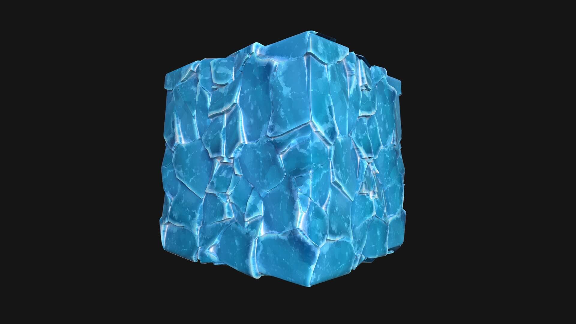 Stylized Ice1 PBR Texture by LordEnot