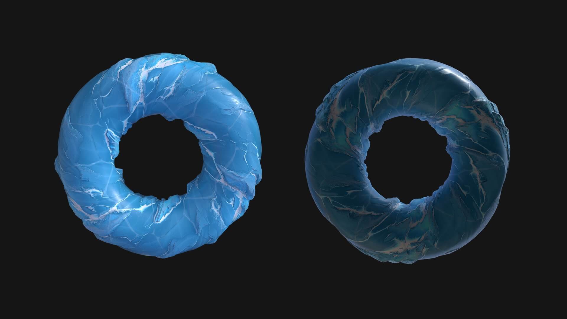 Stylized Ice2 PBR Texture by LordEnot