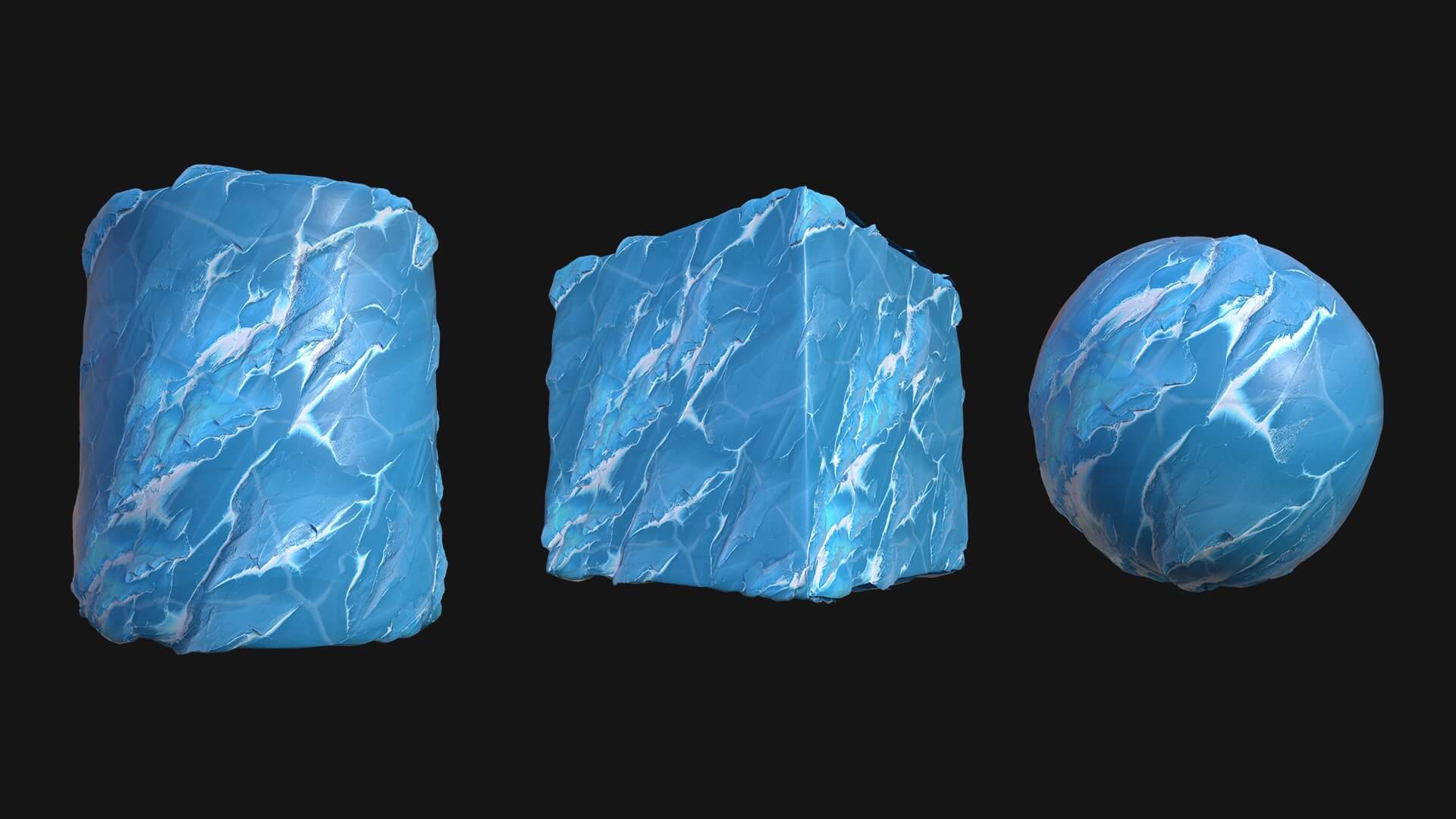 Stylized Ice2 PBR Texture by LordEnot