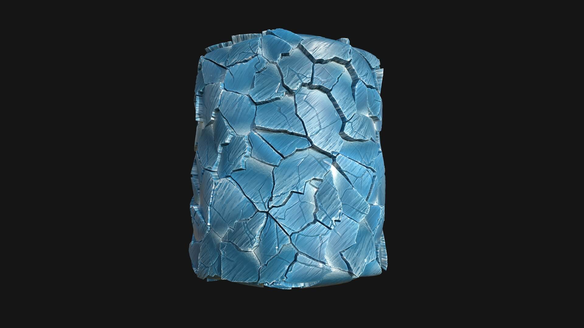 Stylized Ice6 PBR Texture by LordEnot