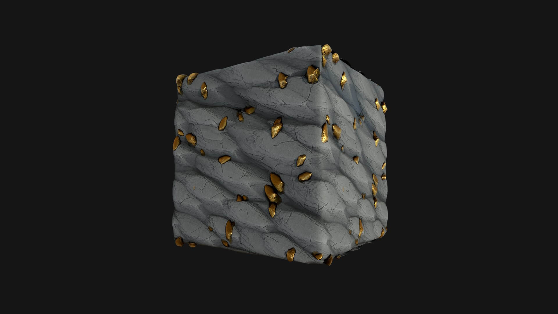 Stylized Ore1 PBR Texture by LordEnot
