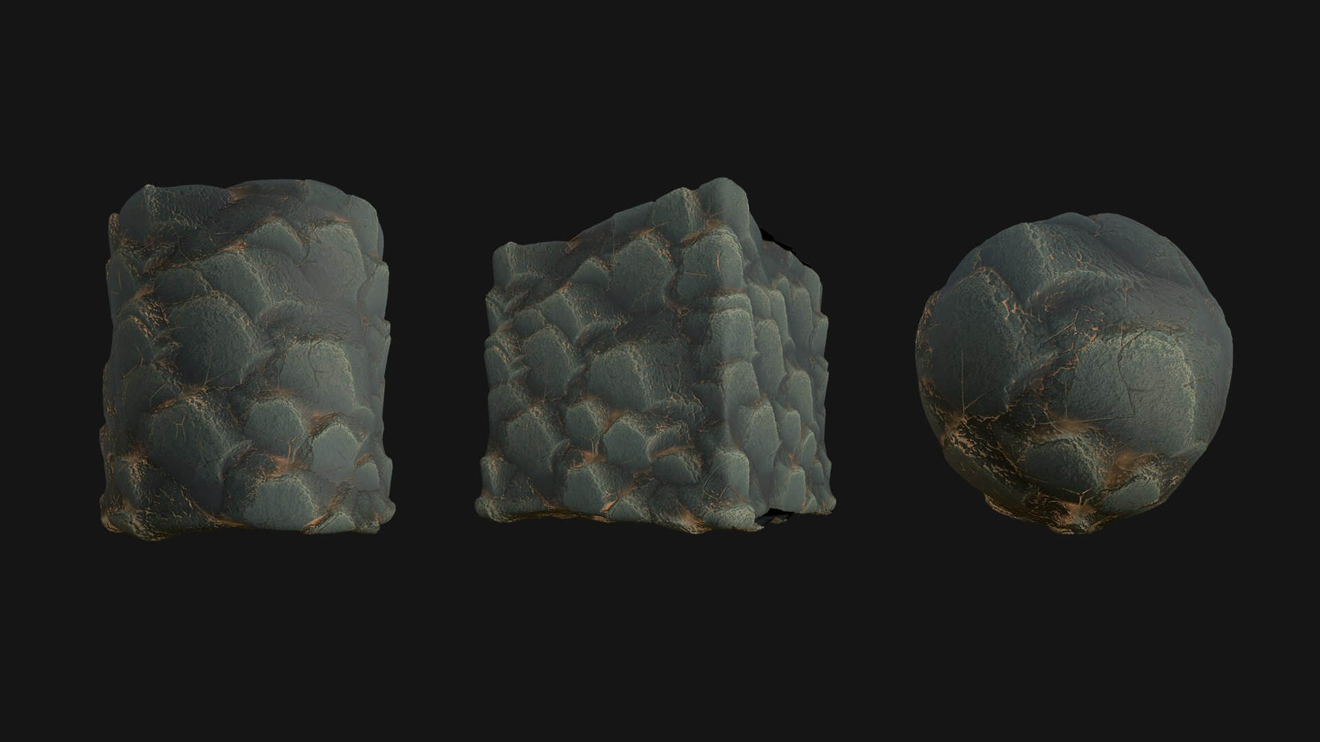 Stylized Rock34 PBR Texture by LordEnot