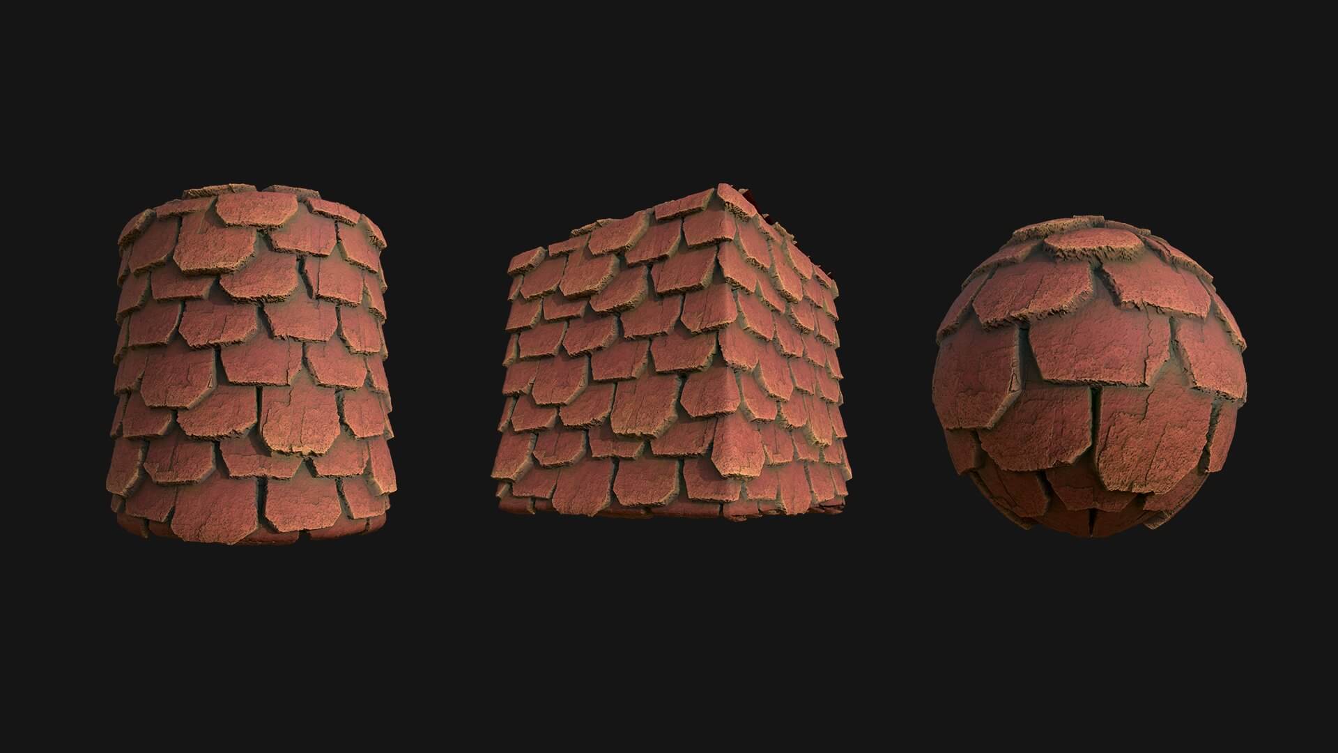 Stylized Roof10 PBR Texture by LordEnot