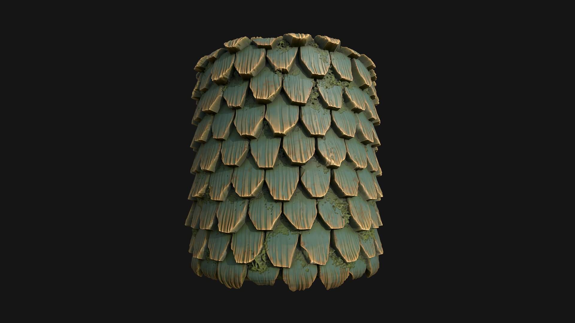 Stylized Roof2 PBR Texture by LordEnot