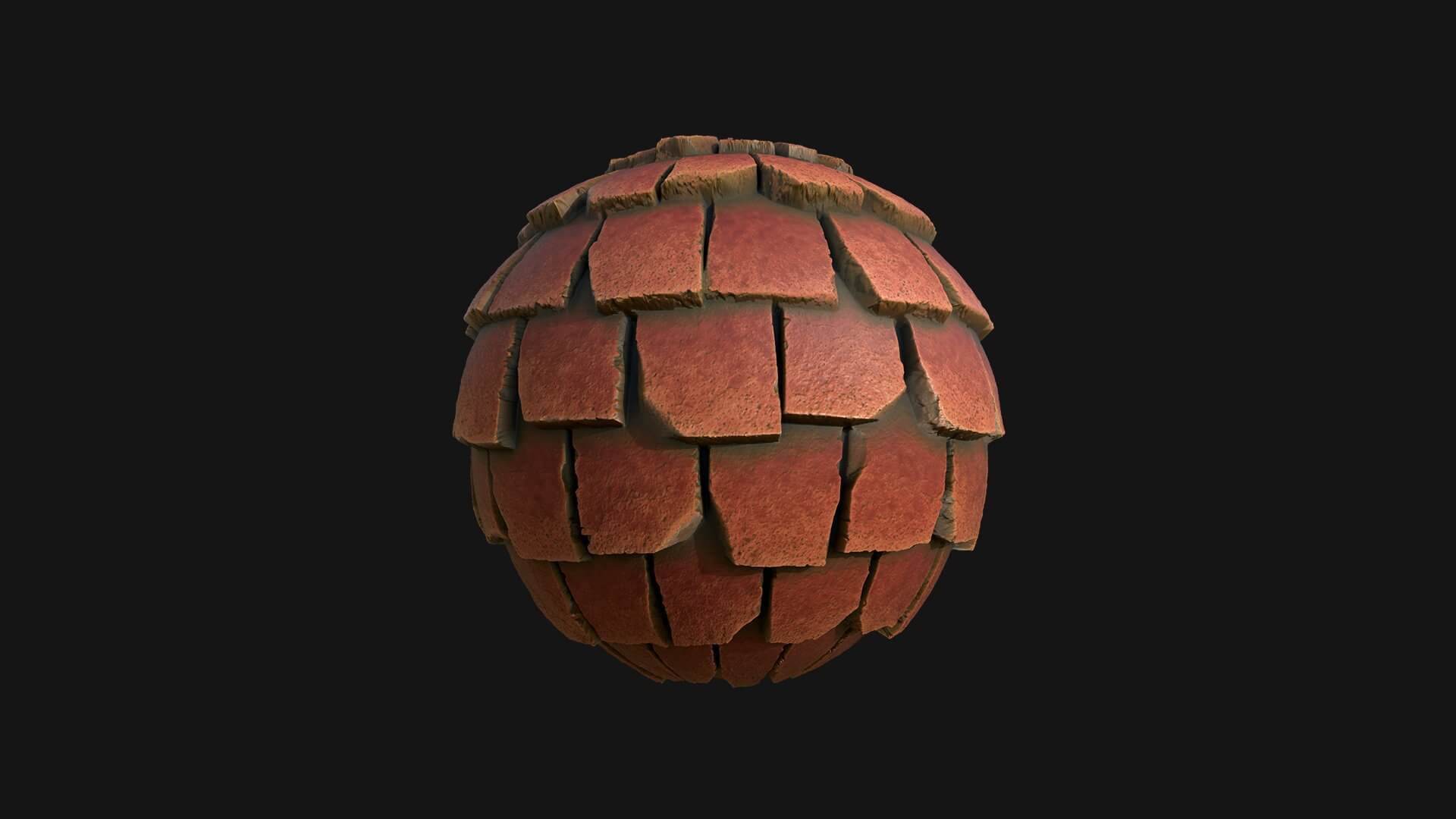 Stylized Roof6 PBR Texture by LordEnot