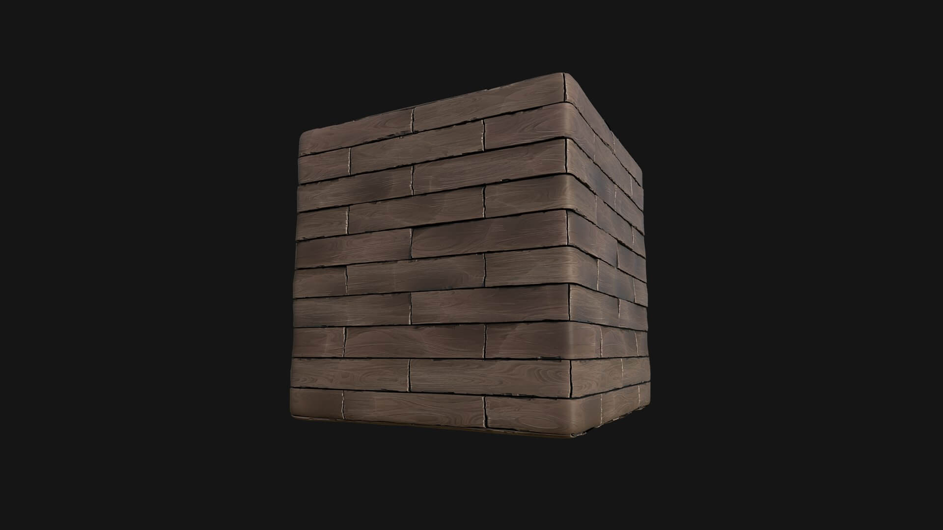 Stylized Wooden Plank 1 - 3D Texture by LordEnot