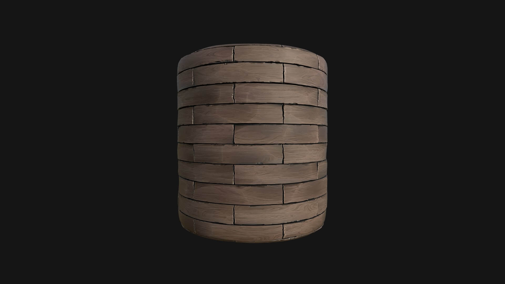 Stylized Wooden Plank 1 - 3D Texture by LordEnot