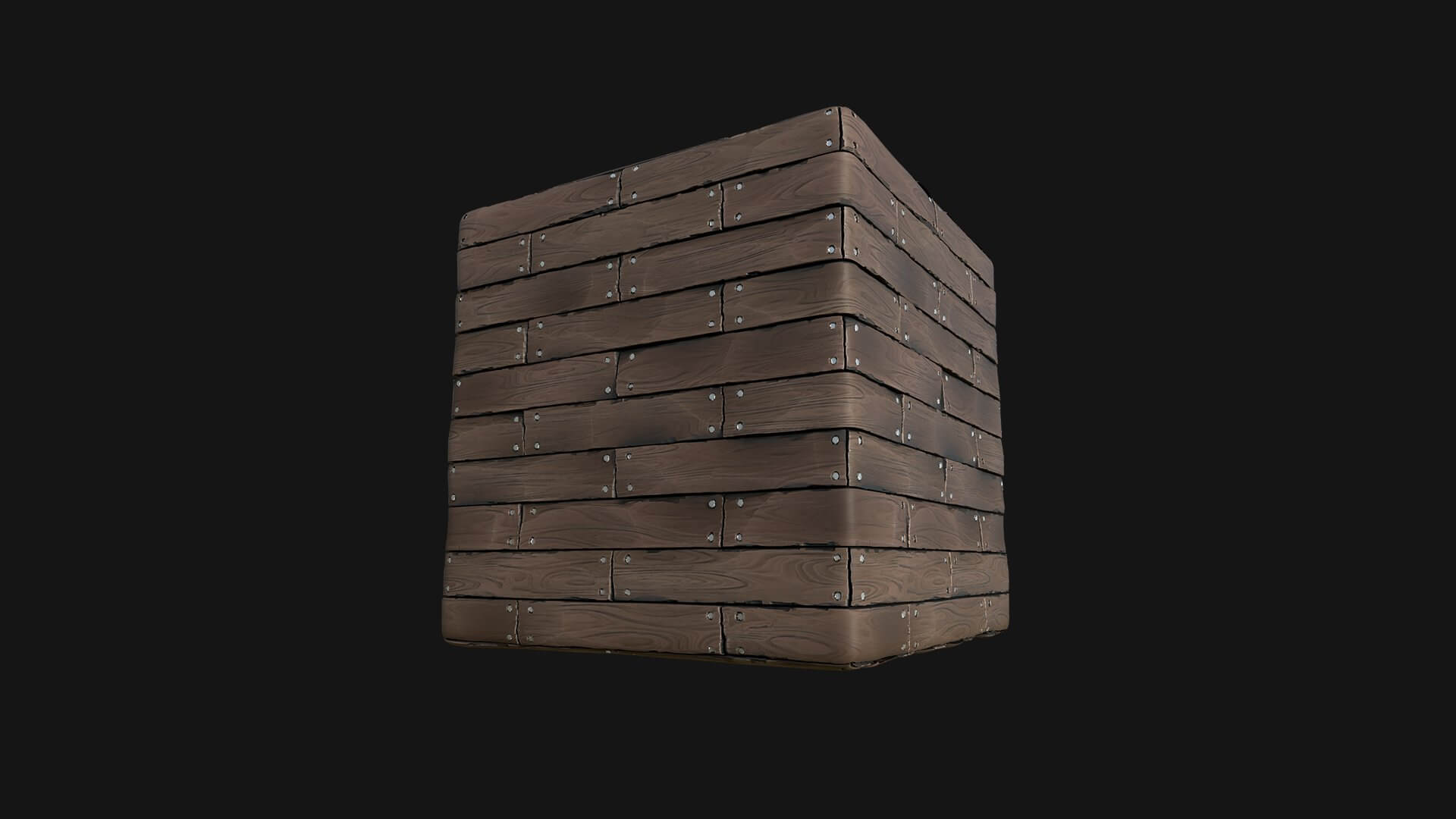 Stylized Wooden Plank 11 - 3D Texture by LordEnot