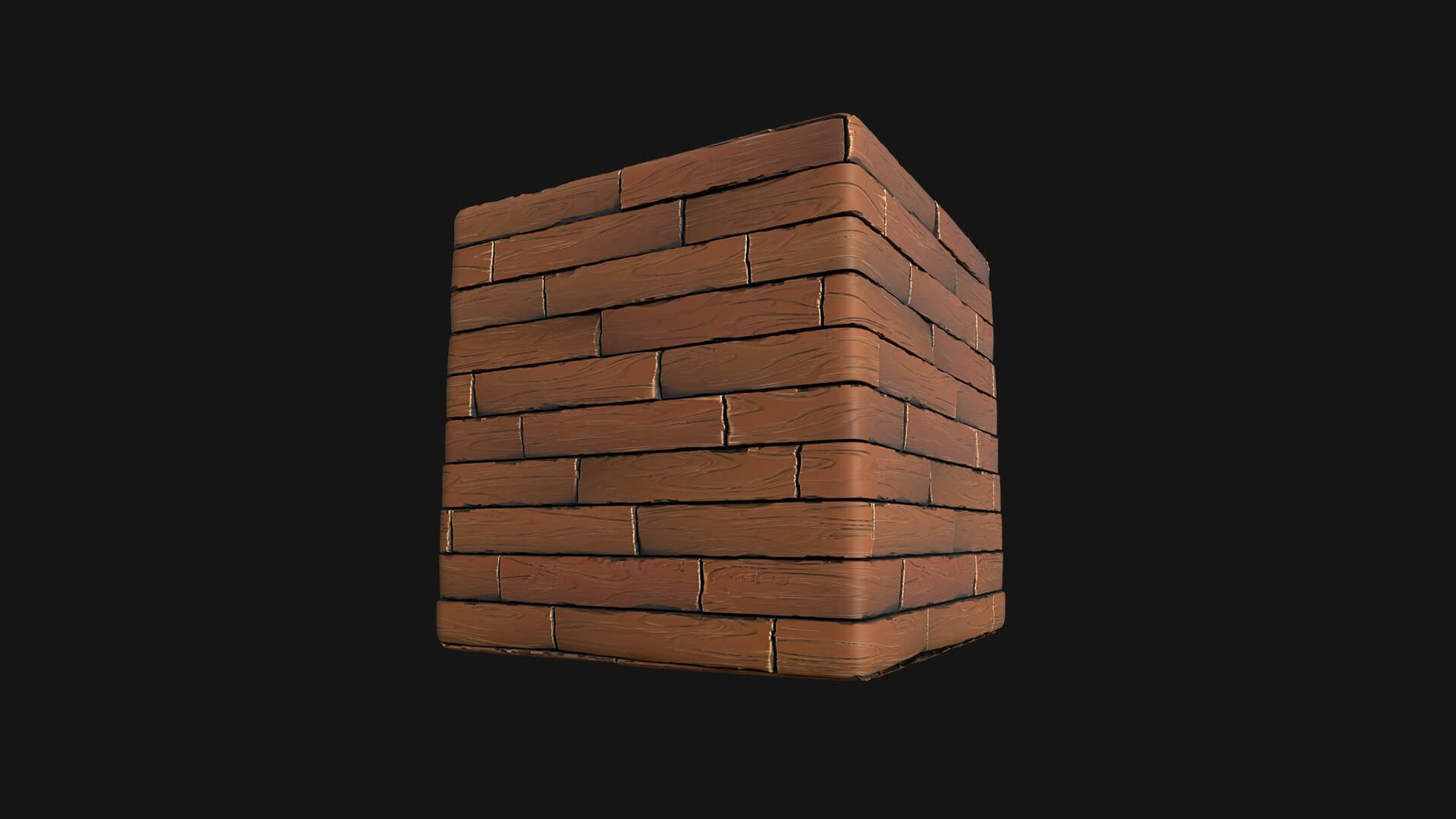 Stylized Wooden Plank 2 - 3D Texture by LordEnot