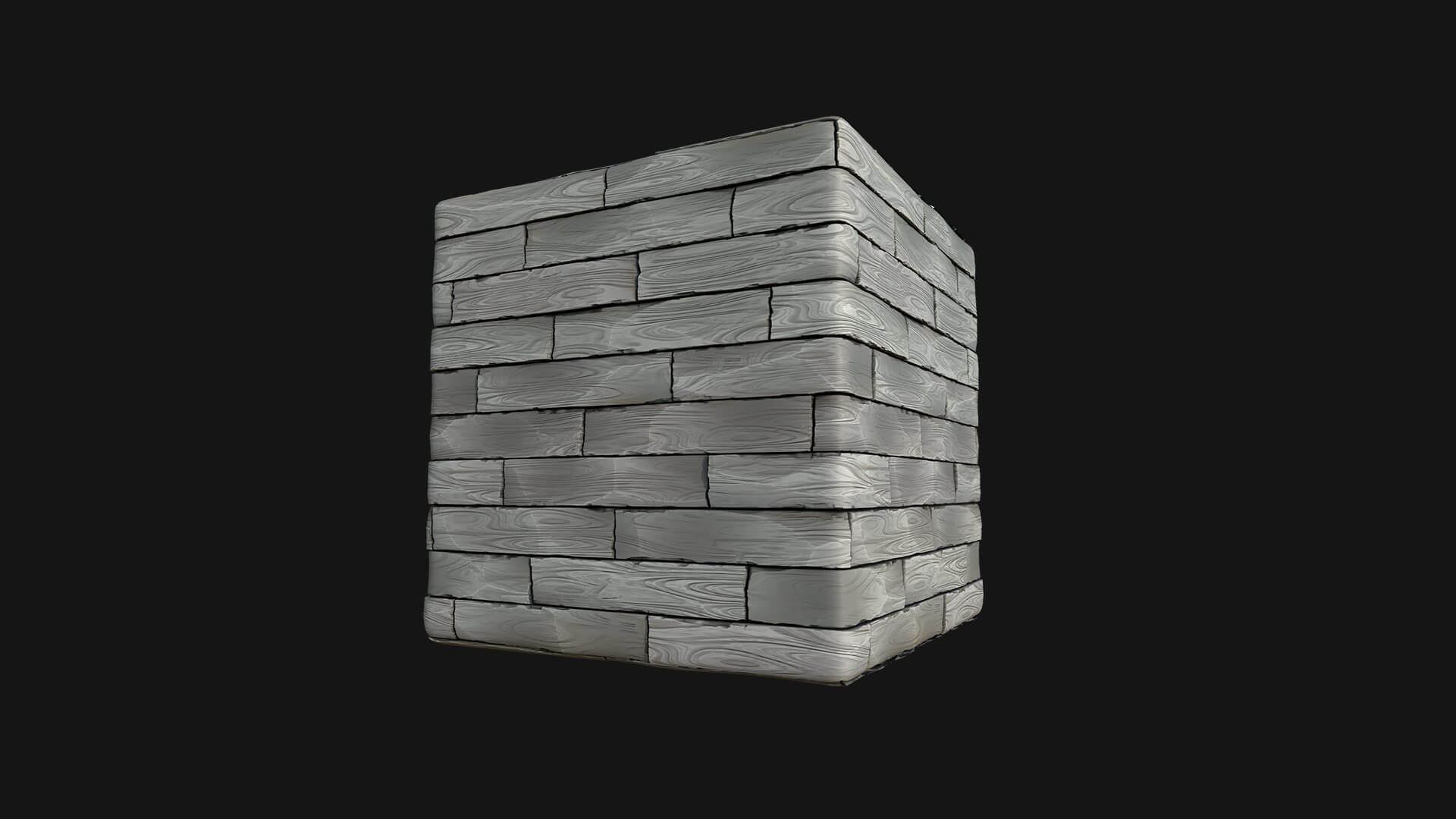 Stylized Wooden Plank 4 - 3D Texture by LordEnot