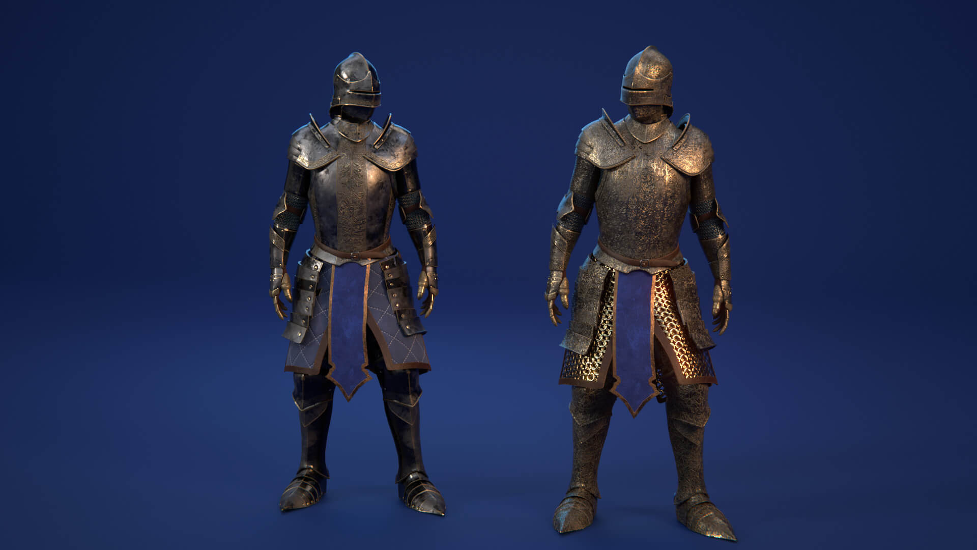 Epic Armored Knight 2 - 3D Model by Lordische