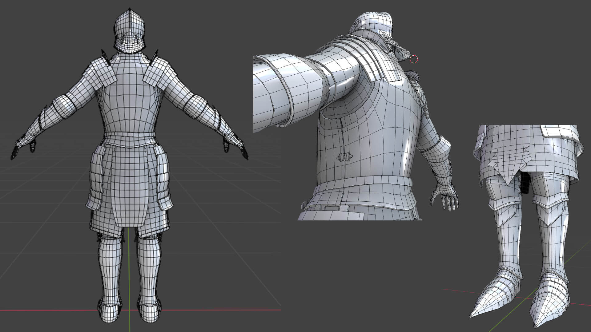 Epic Armored Knight 2 - 3D Model by Lordische