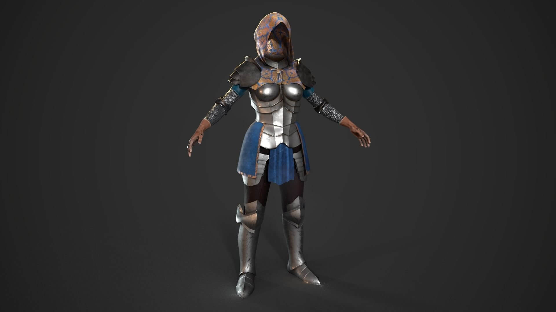 Female Armor - 3D Model by Lordische