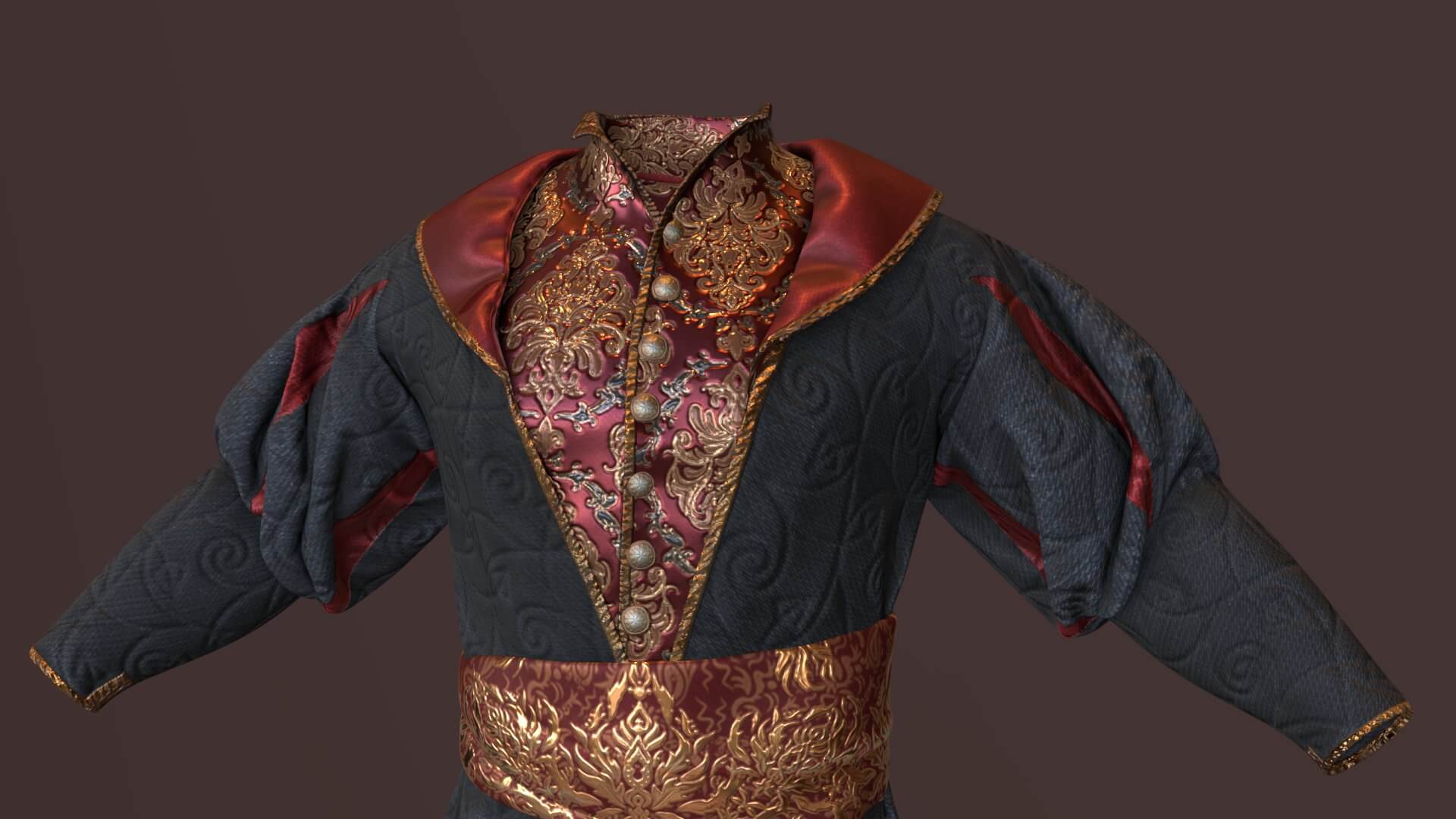 Mage Clothes - 3D Model by Lordische