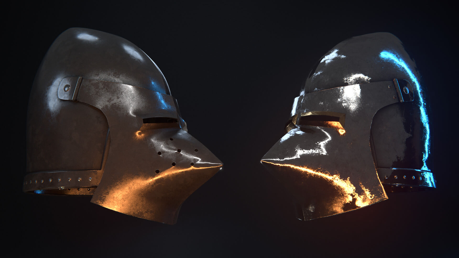 Pigface Helmet + 4 skins - 3D Model by Lordische