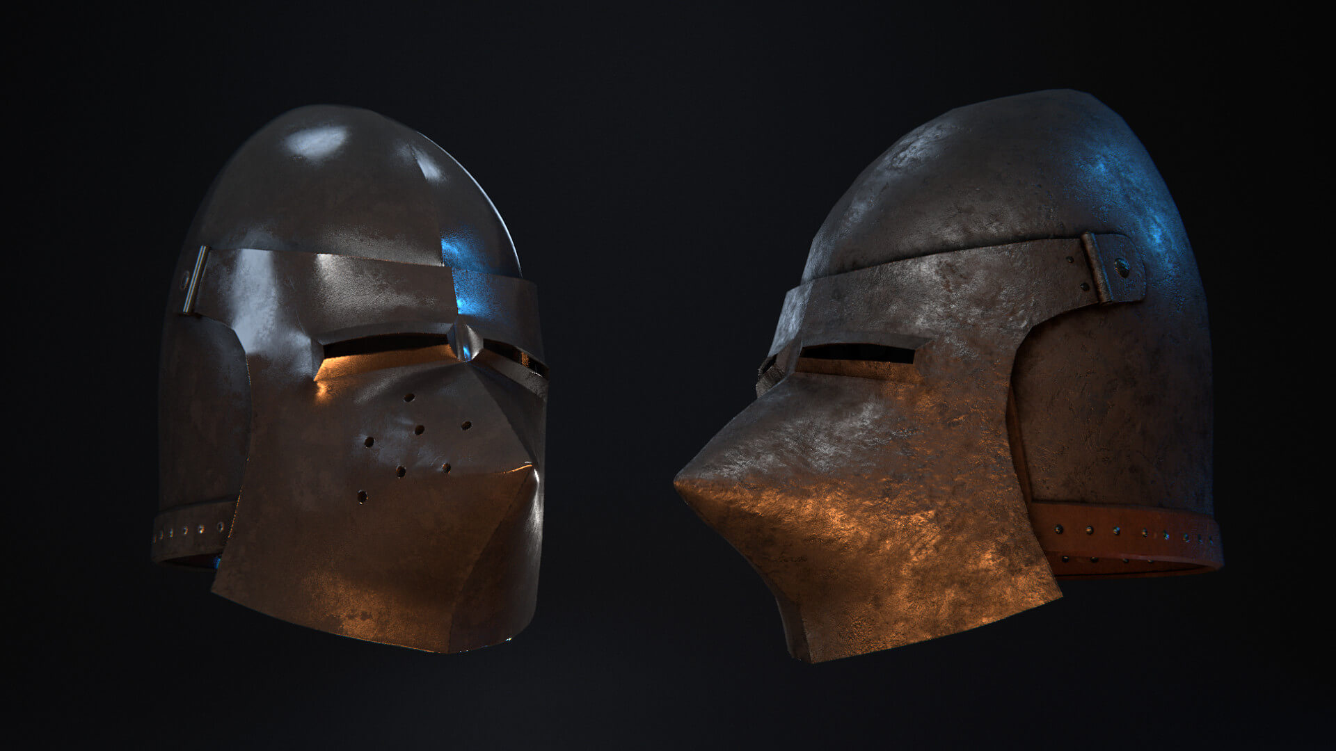Pigface Helmet + 4 skins - 3D Model by Lordische