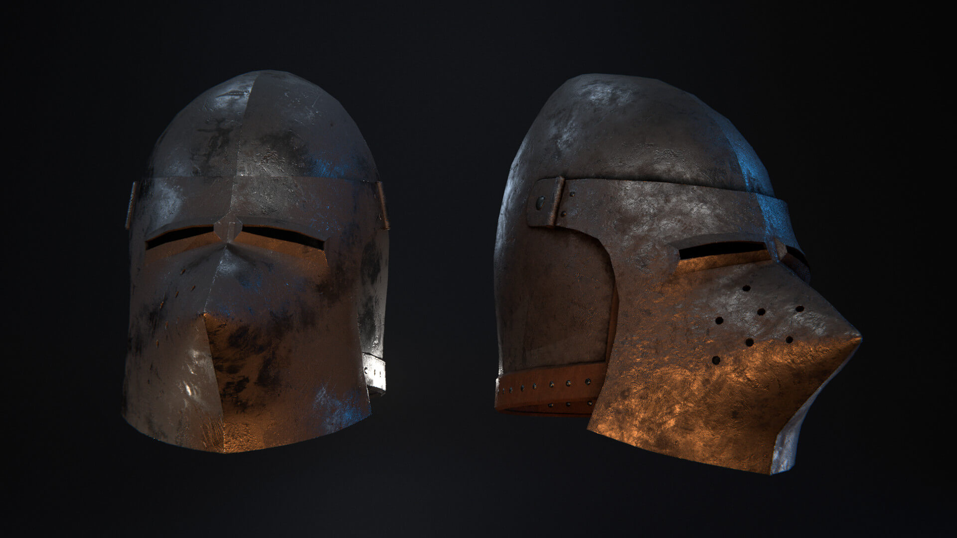 Pigface Helmet + 4 skins - 3D Model by Lordische