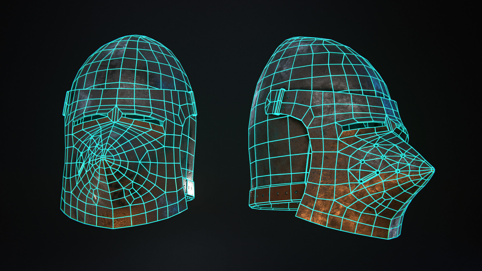 Pigface Helmet + 4 skins - 3D Model by Lordische