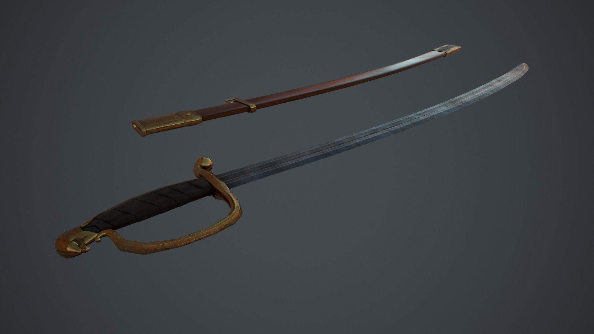 Saber - 3D Model by Lordische
