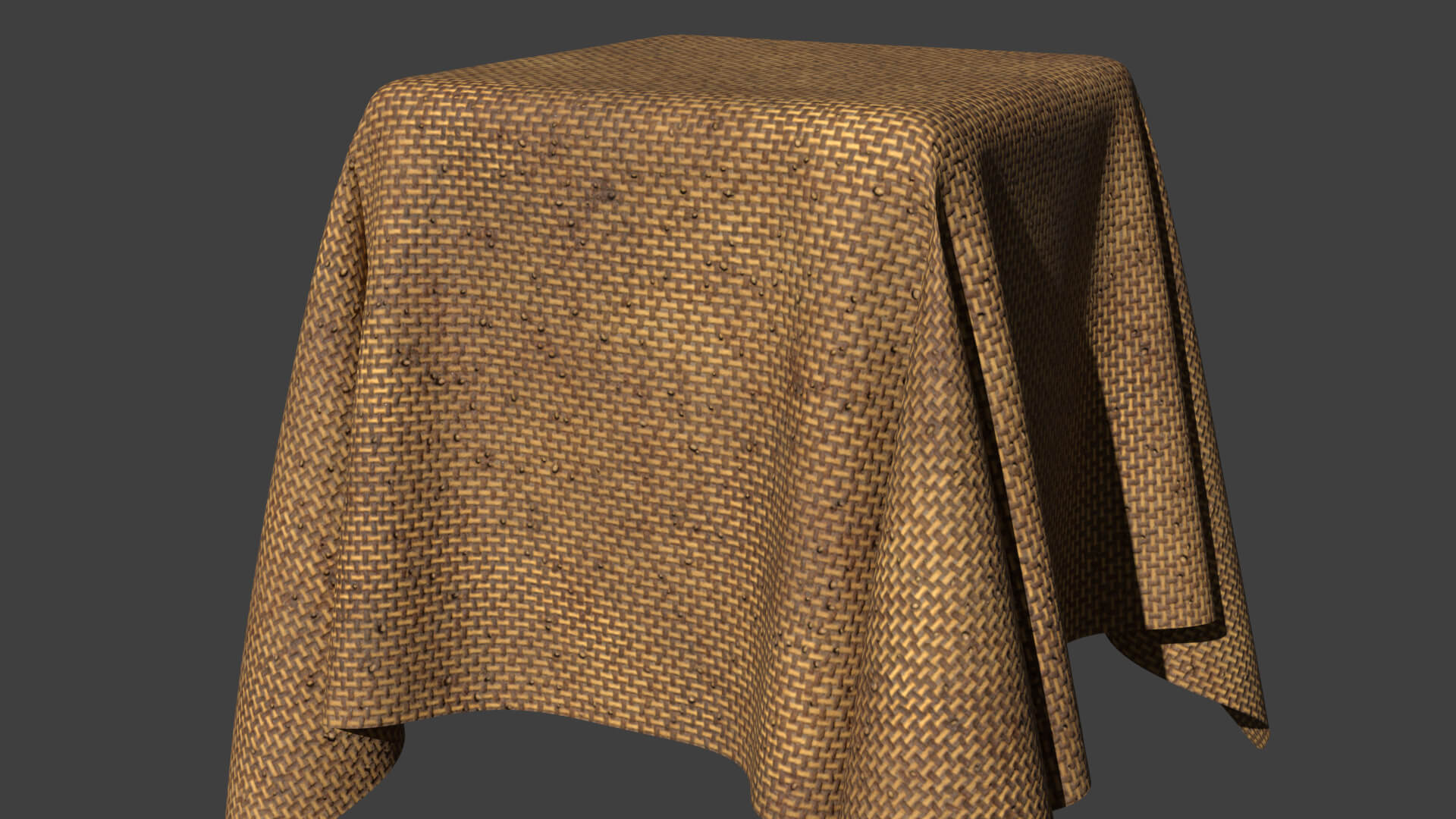 Sack Cloth fabric - 3D Texture by Lordische