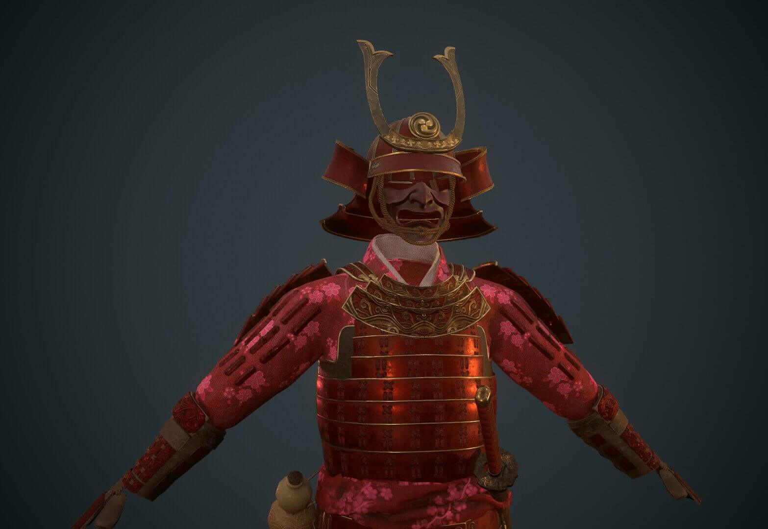Samurai Armor - 3D Model by Lordische
