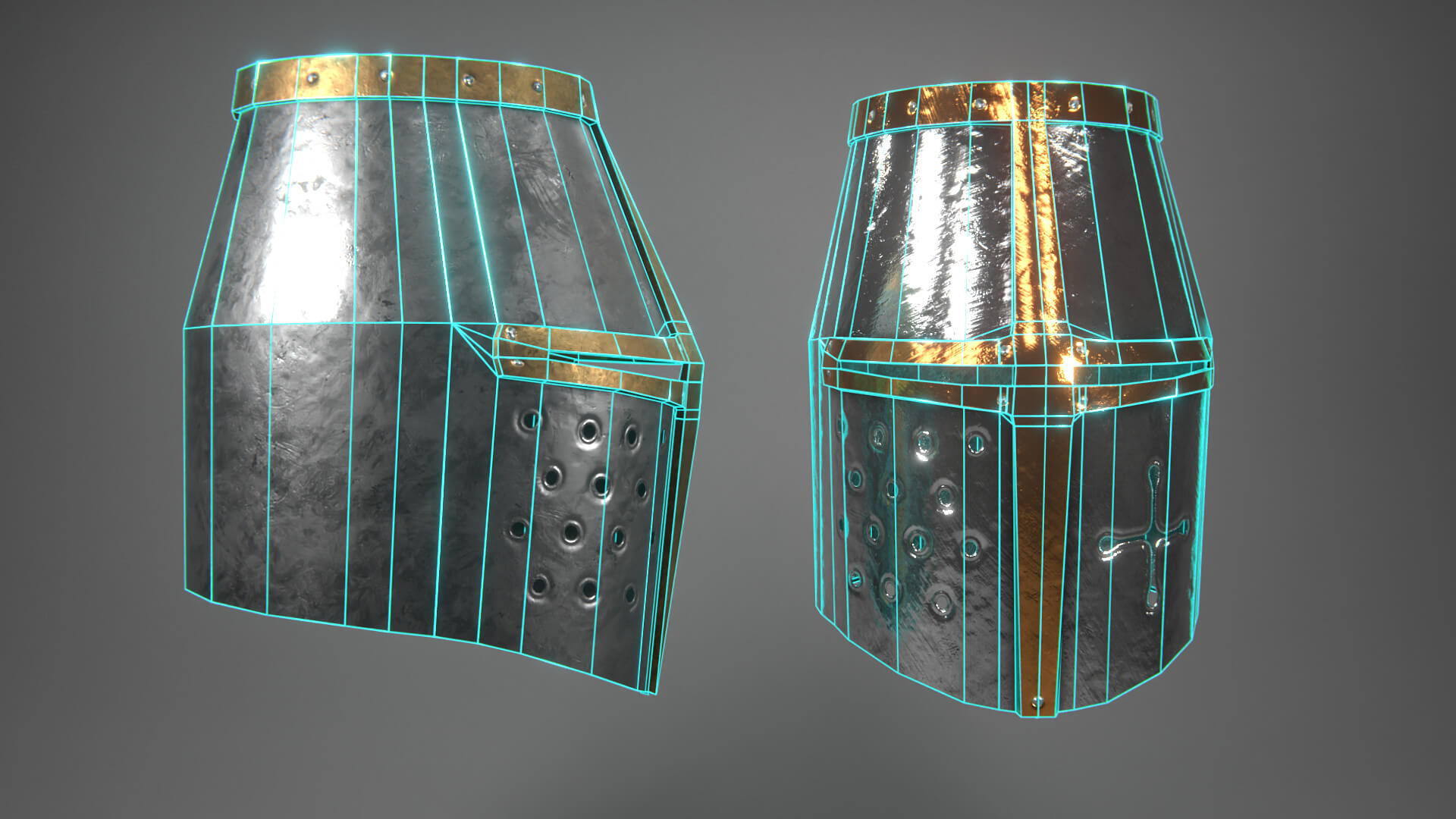 Tophelm 2 With 4 Skins - 3D Model by Lordische