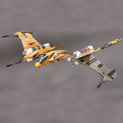 T-Fighter Space Superiority Fighter 3D Model by Lordsamo