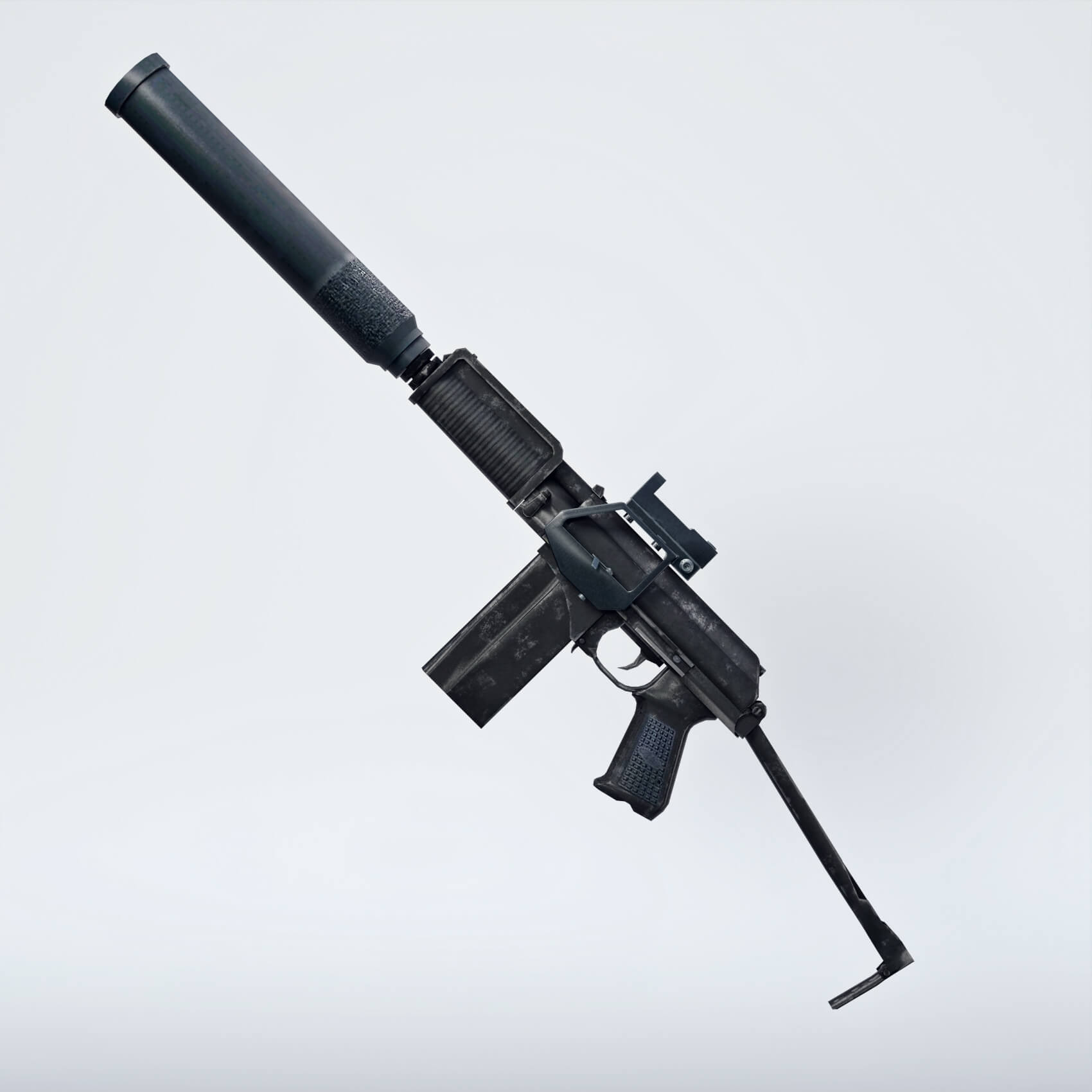 9A-91 Silenced Rifle for G8F Daz Content by Loriel