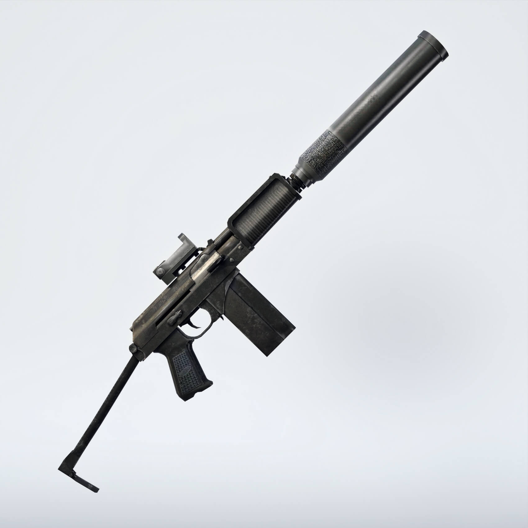 9A-91 Silenced Rifle for G8F Daz Content by Loriel