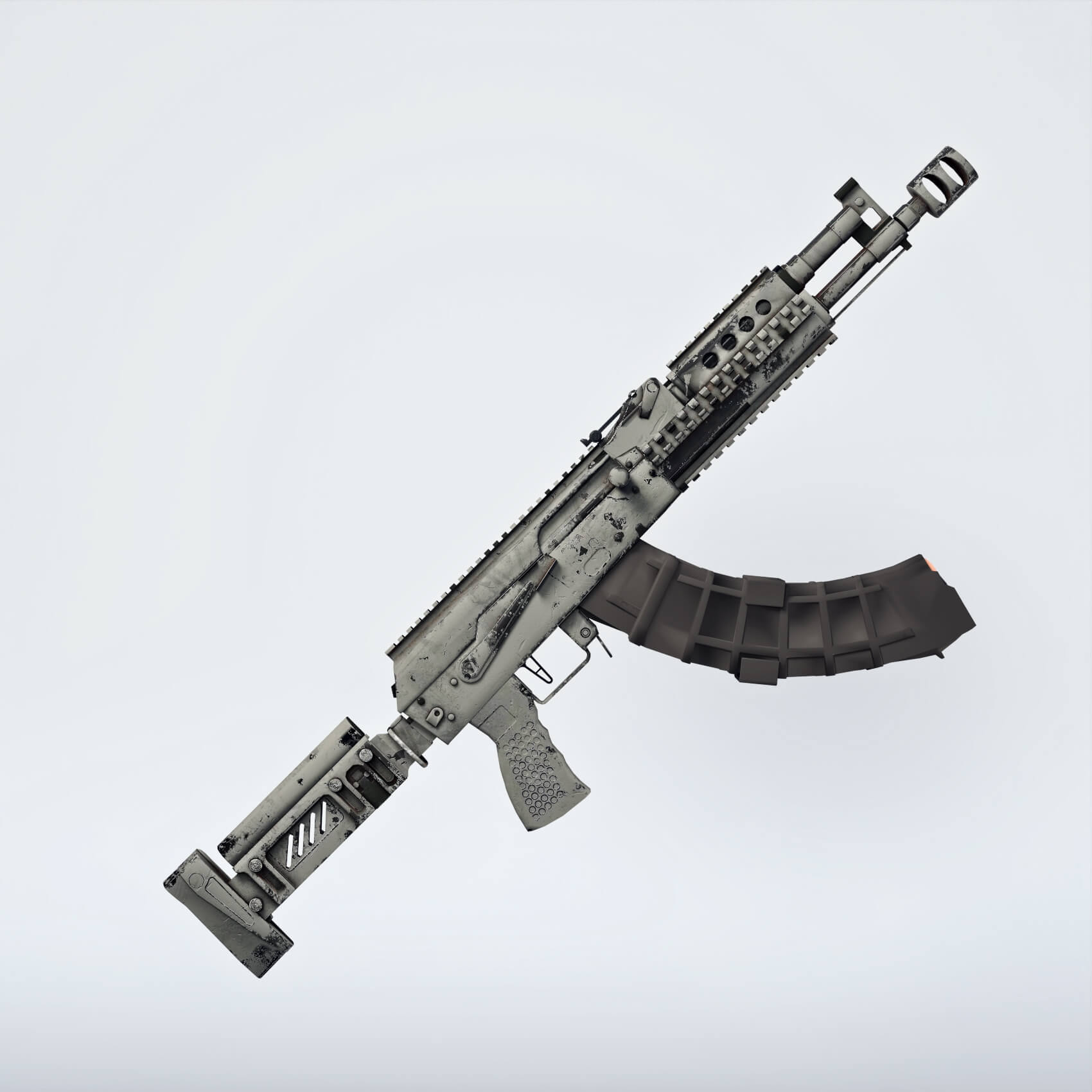 AK 105 Gun for G8F - Daz Content by Loriel