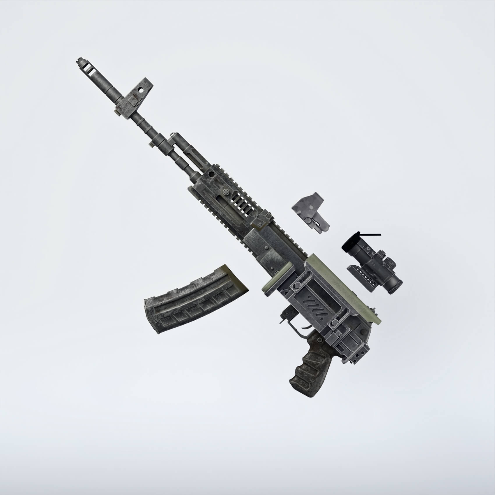 AK12 Rifle for G8F - Daz Content by Loriel