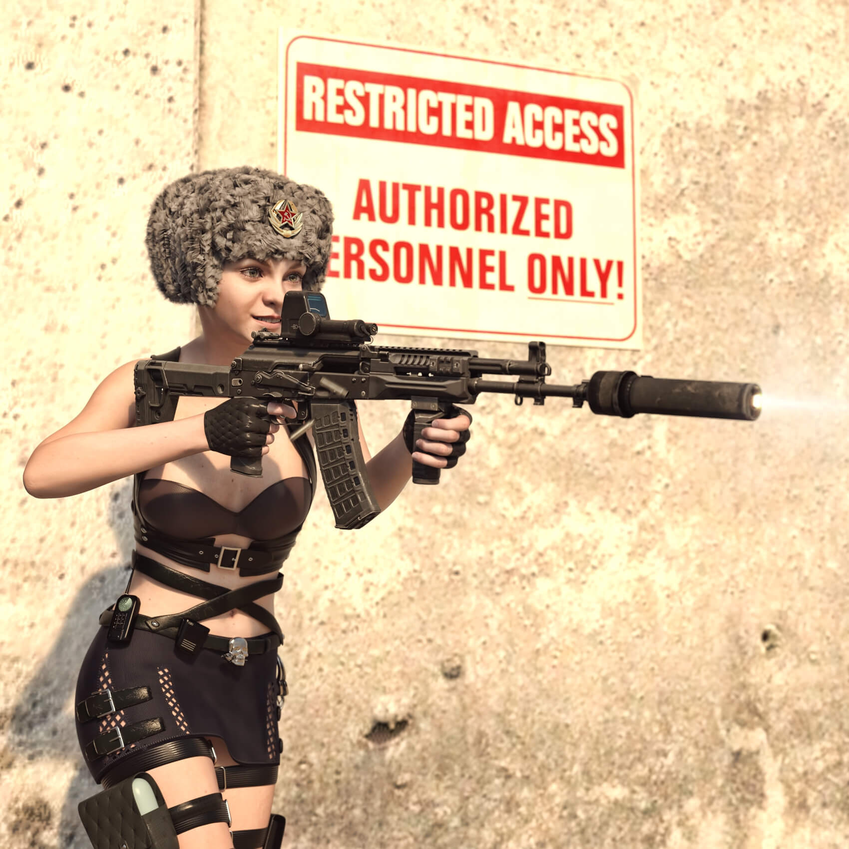 AK12 TK Assault Rifle V2 TK for G8f and G9 - Daz Content by Loriel