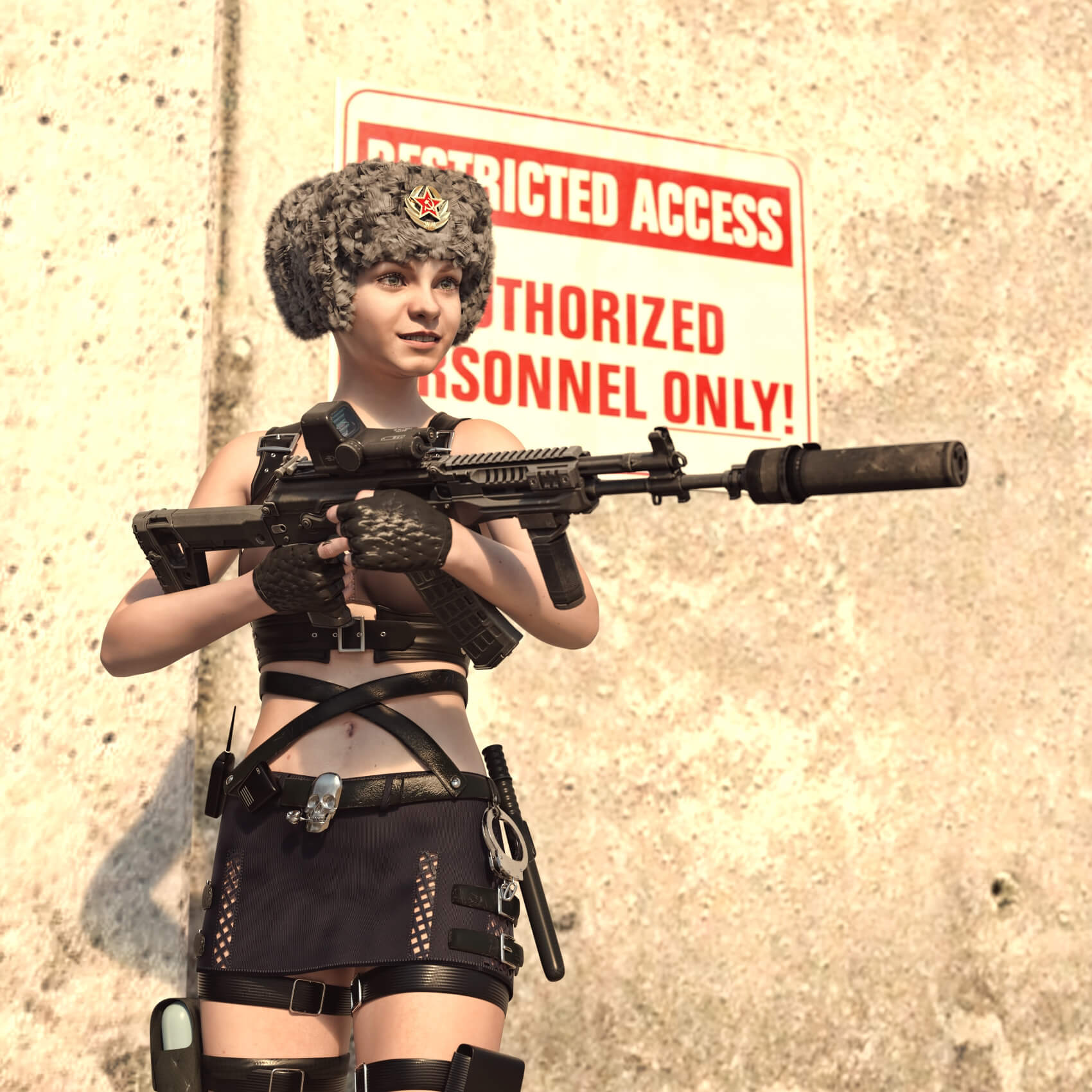 AK12 TK Assault Rifle V2 TK for G8f and G9 - Daz Content by Loriel