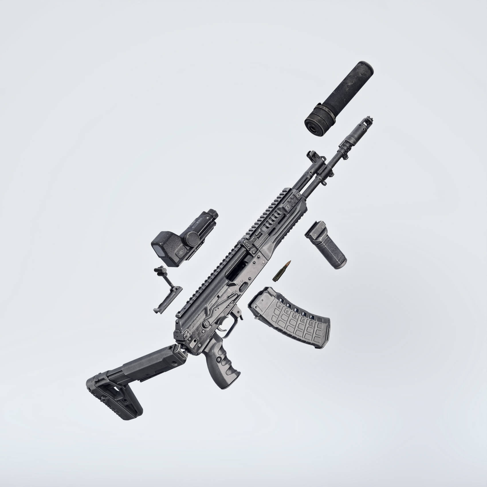 AK12 TK Assault Rifle V2 TK for G8f and G9 - Daz Content by Loriel
