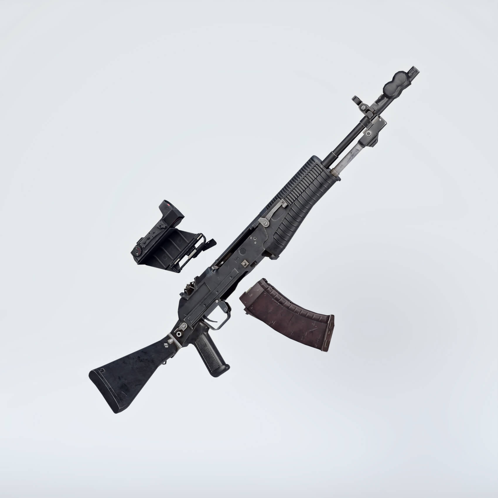 AN-94 Abakan BF Assault Rifle for G8F and G9 Daz Content by Loriel