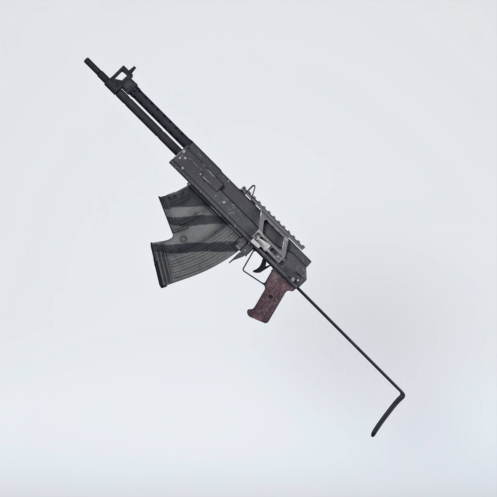 Aps Underwater CW Rifle V2 for G8F - Daz Content by Loriel