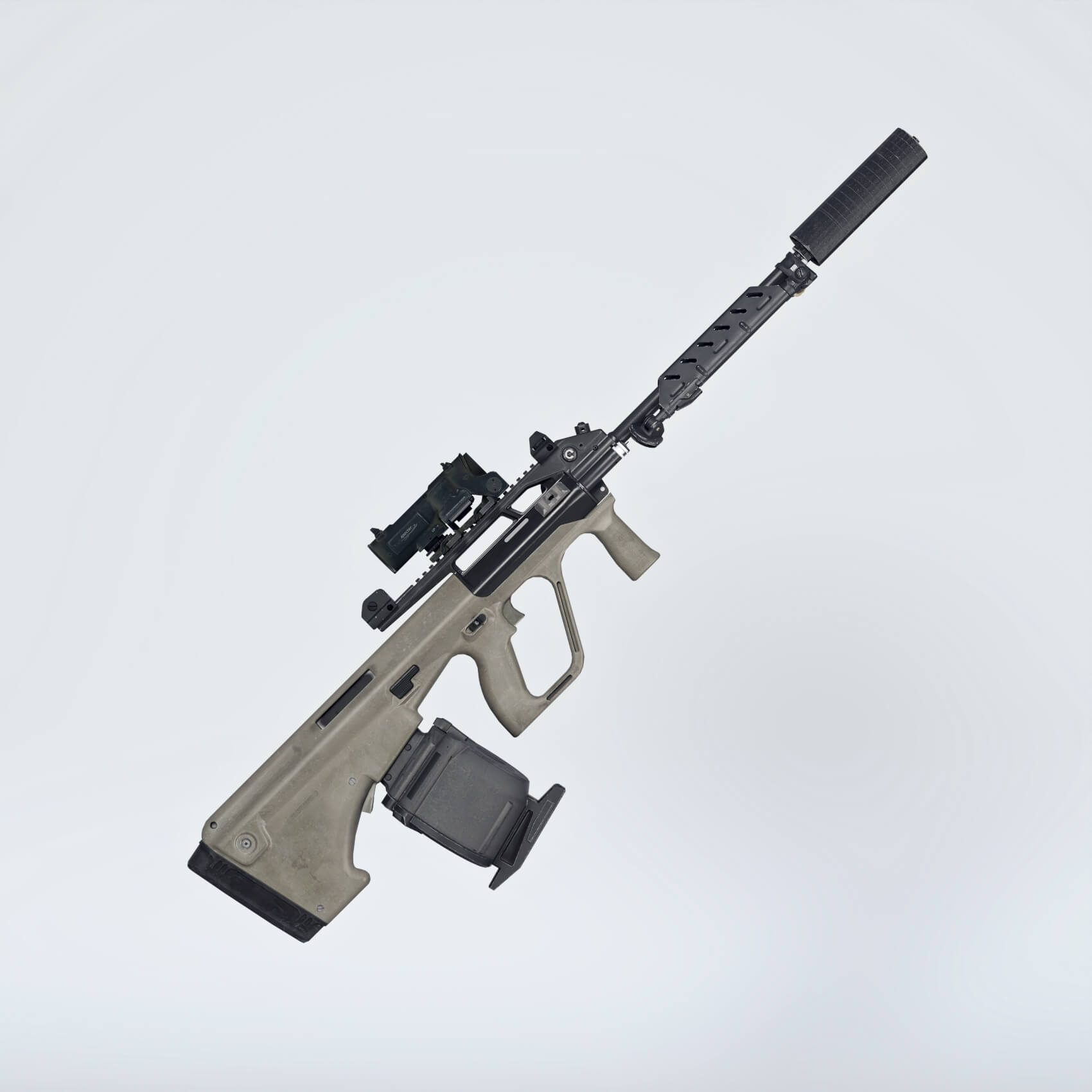 Aug Light Machinegun for G8F - Daz Content by Loriel