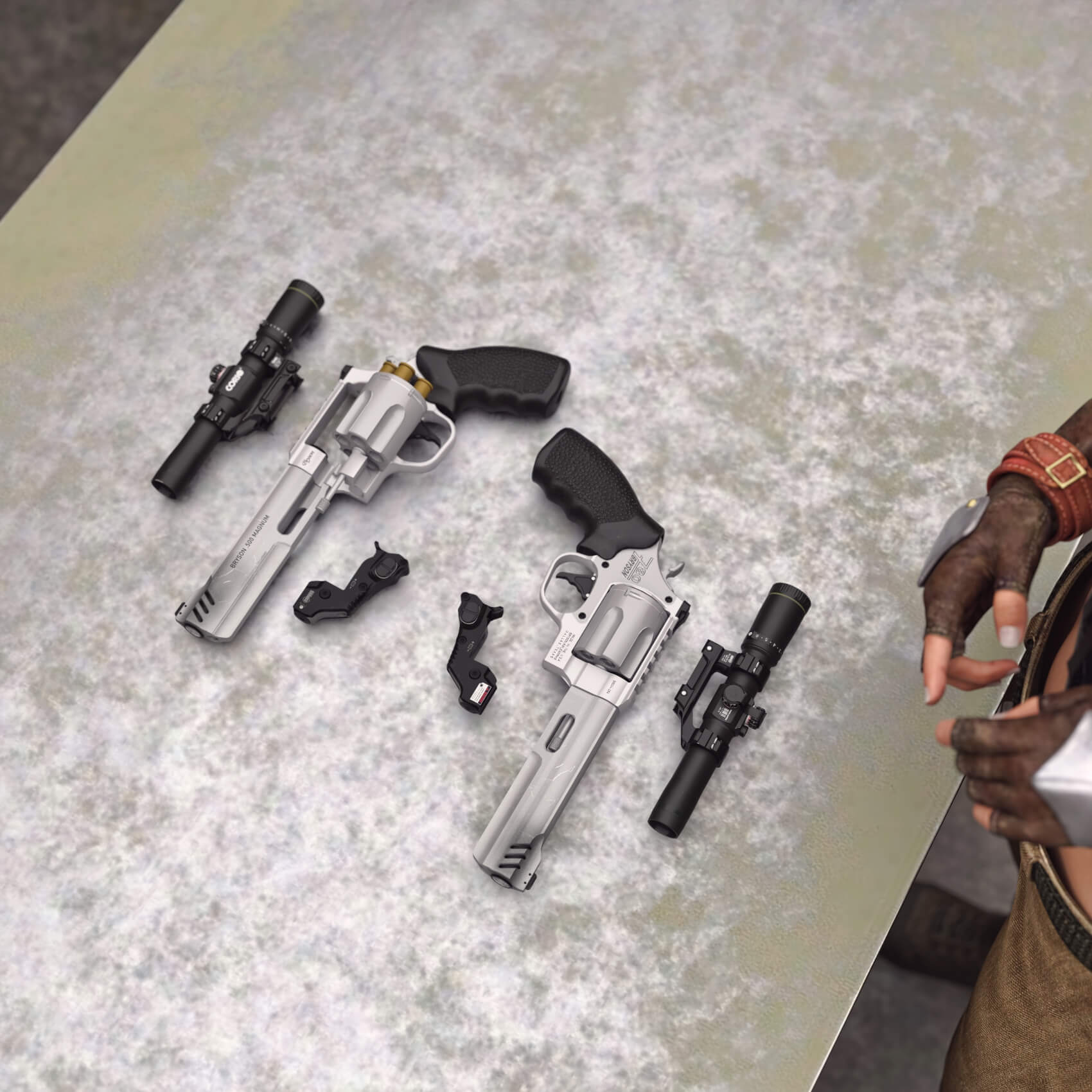 Basilisk MW Revolver for G8F - Daz Content by Loriel