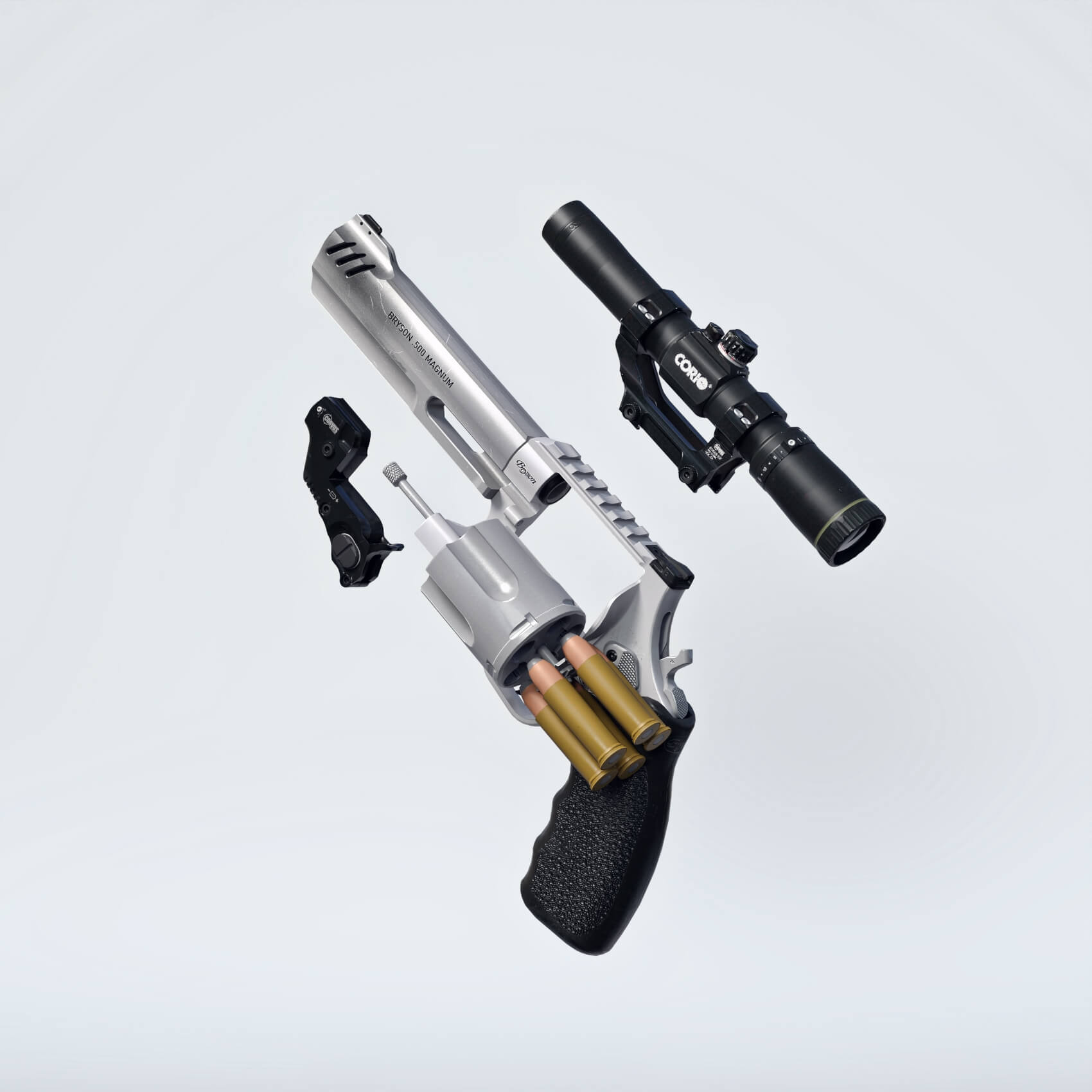 Basilisk MW Revolver for G8F - Daz Content by Loriel