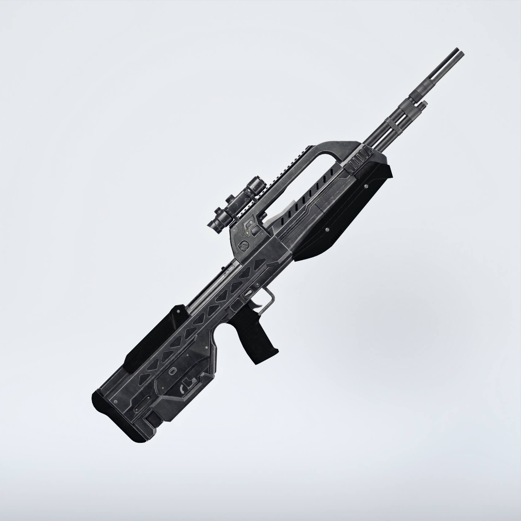 BR55 Sci-Fi Combat Rifle Daz Content by Loriel