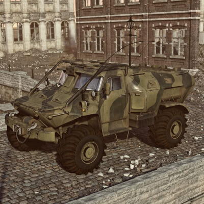 BTR Vehicle for DAZ by Loriel