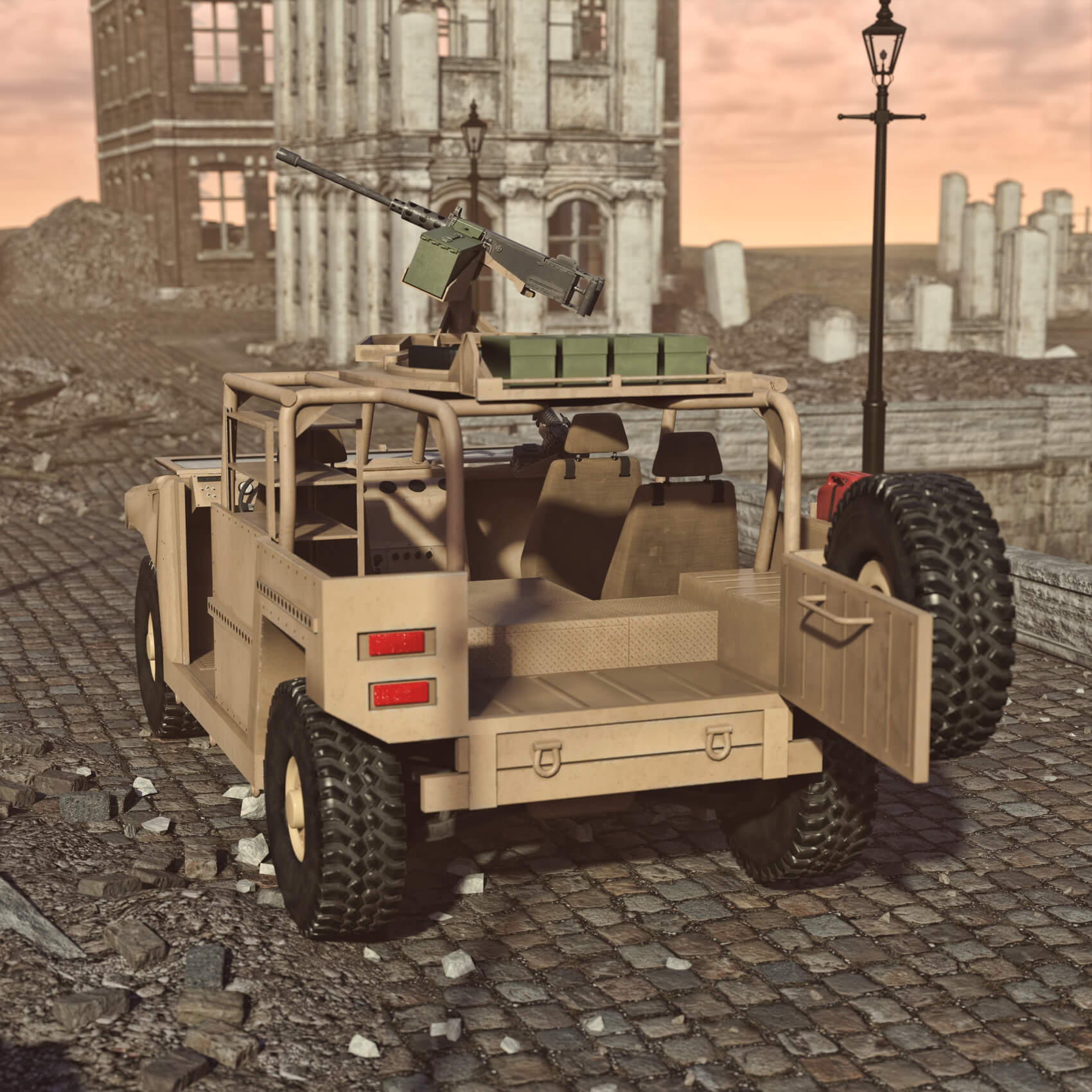 Combat Vehicle Arc for DAZ3D - Daz Content by Loriel