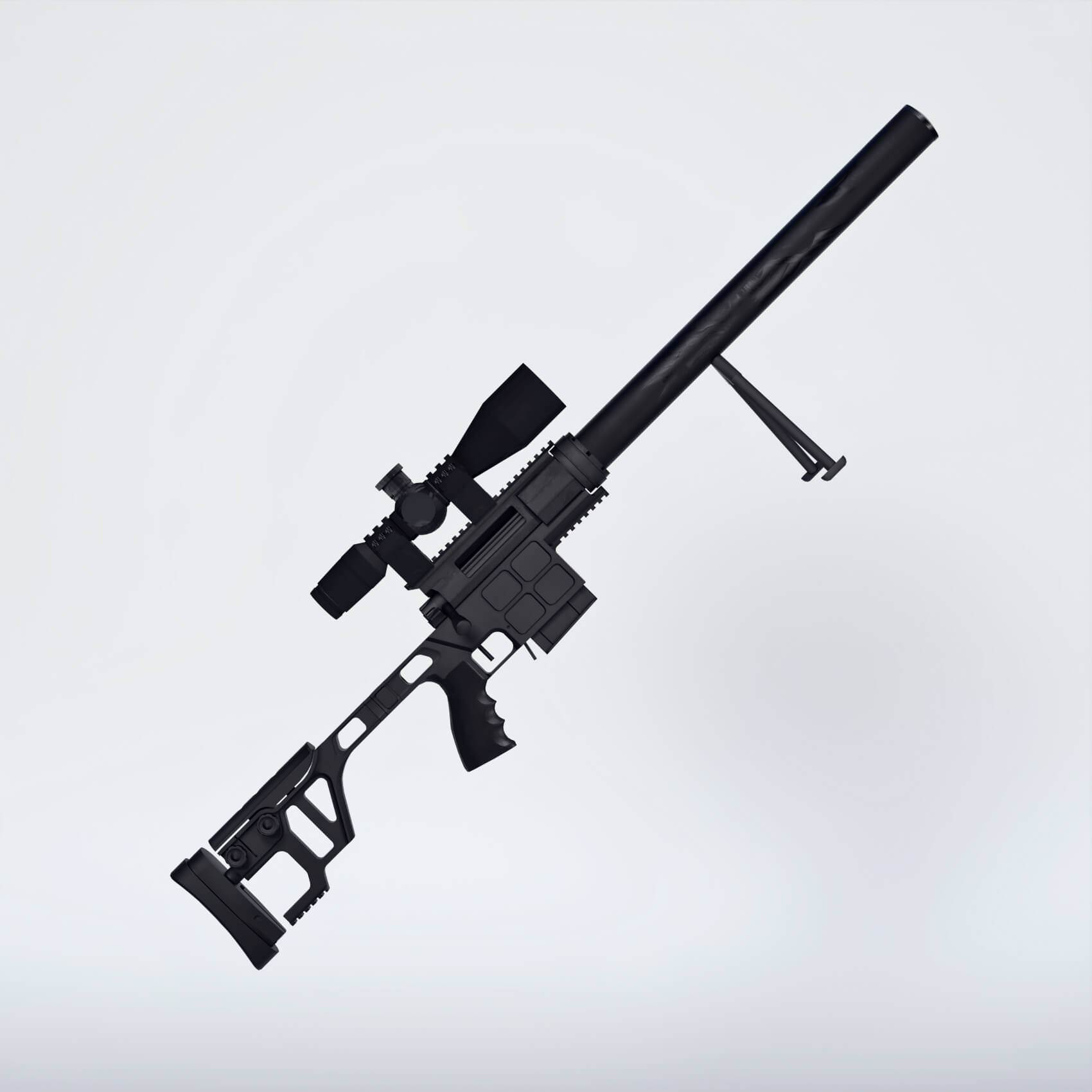 Dvl 10 Rifle (With Variants) for G8F - Daz Content by Loriel