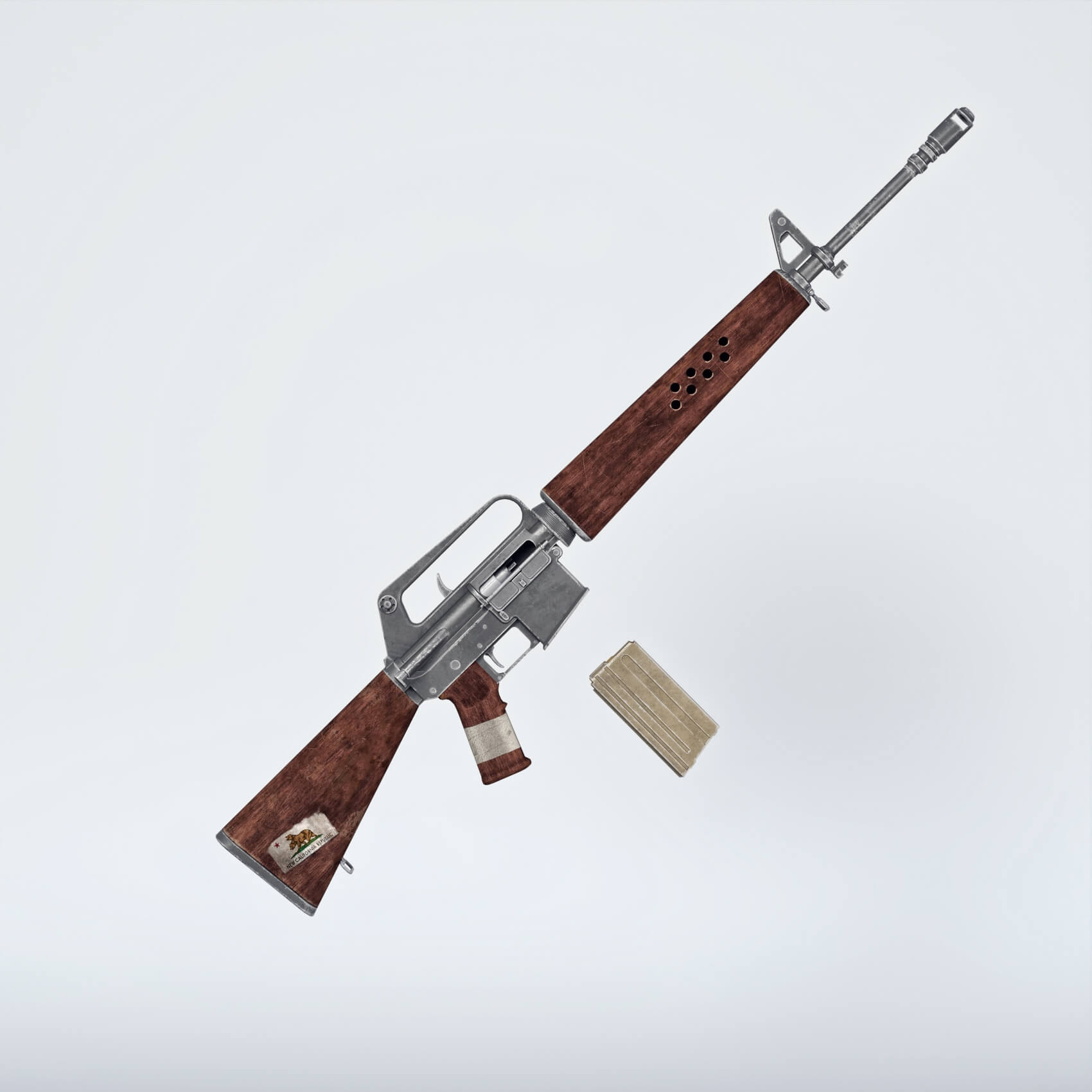 Fallout Service Rifle for G8F - Daz Content by Loriel