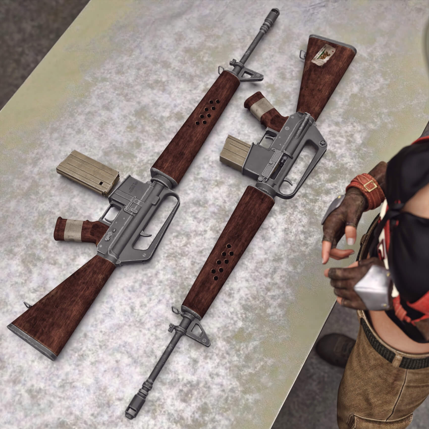 Fallout Service Rifle for G8F - Daz Content by Loriel