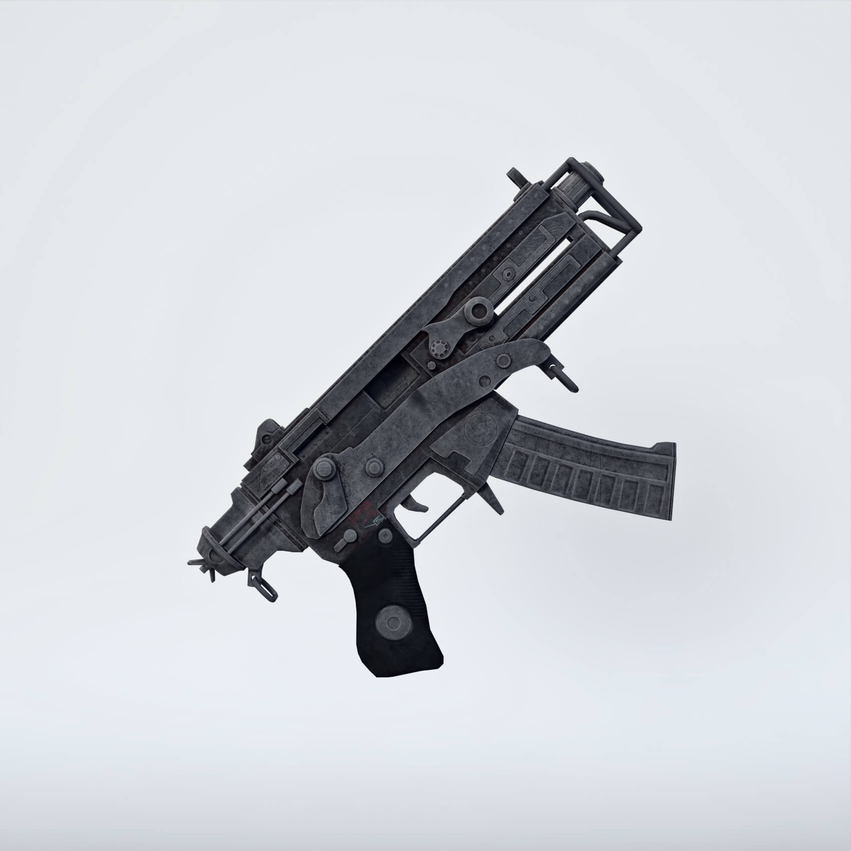 Fallout SMG 10mm for G8F - Daz Content by Loriel